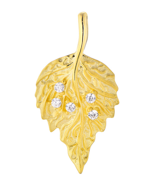 Matte Leaf Pendant – Sonia Danielle
